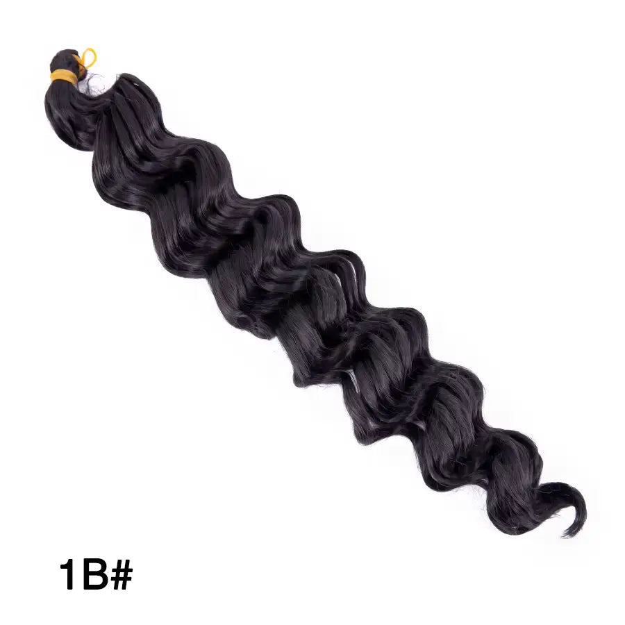 Deep Wave Curls 20" Crochet-Ready Hair Extensions | Afrihair NZ